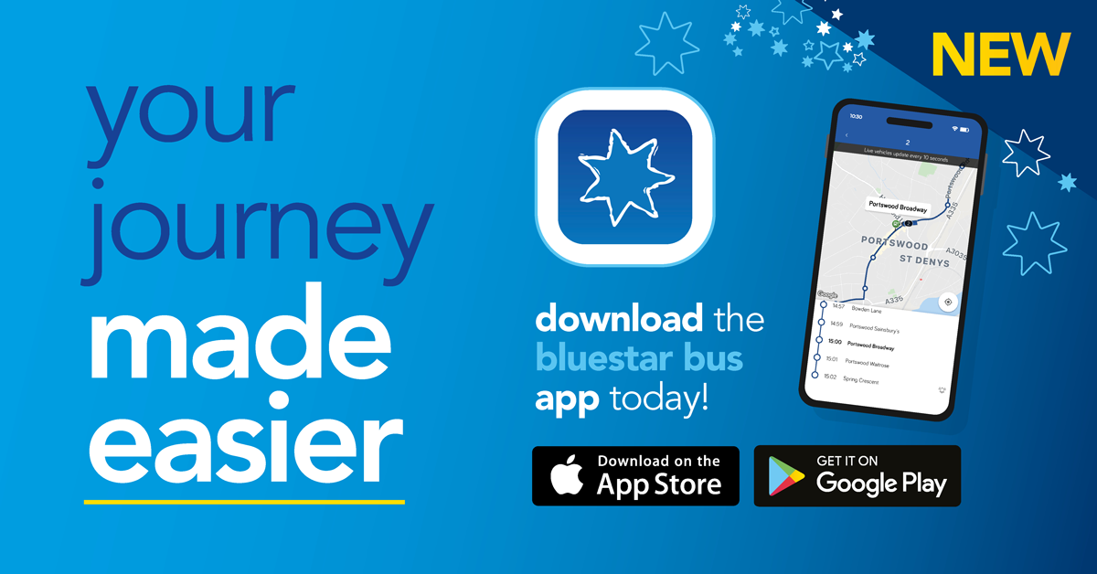 Bluestar bus app - download today - Bluestar