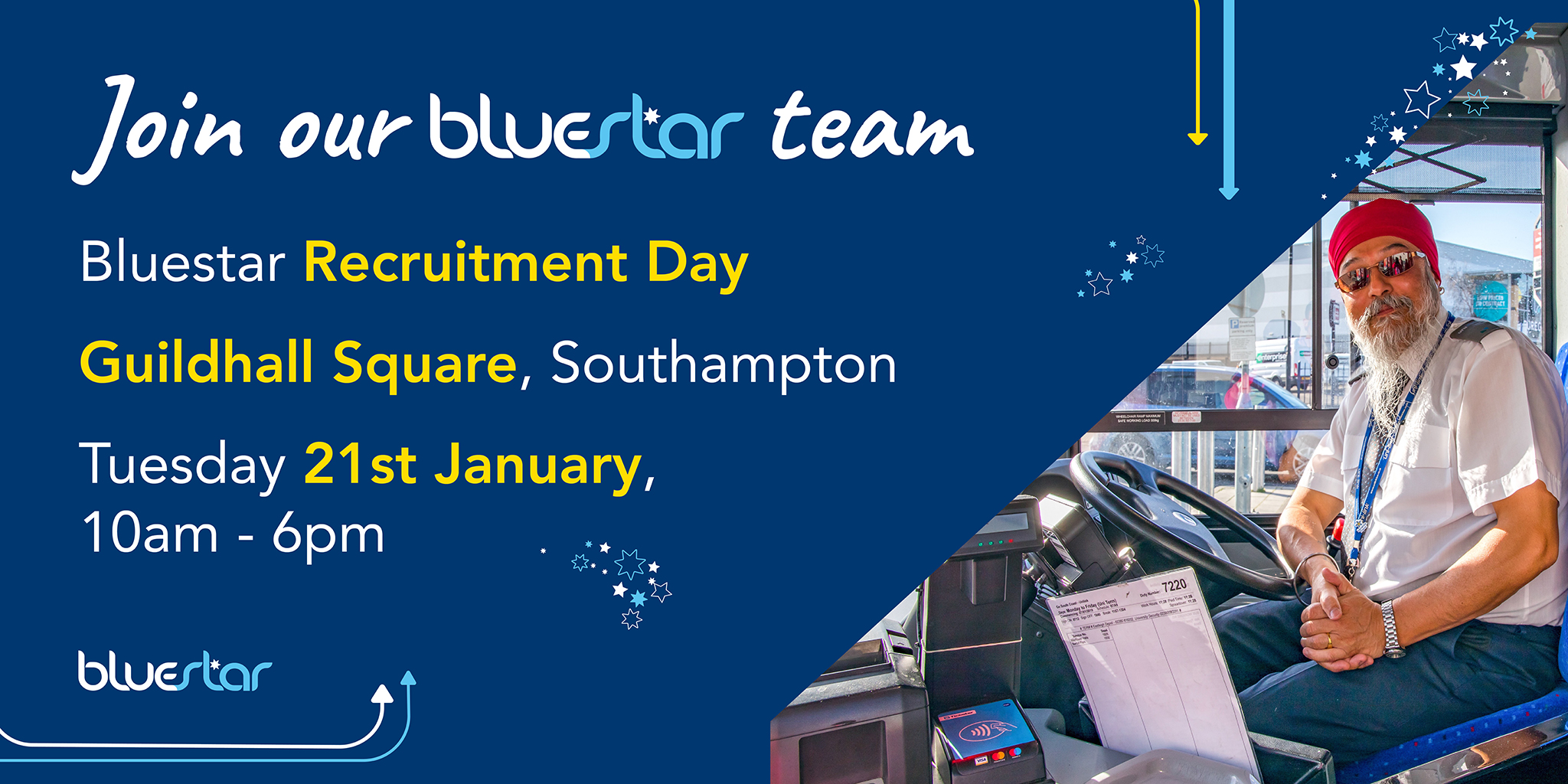Driver Recruitment Day Bluestar