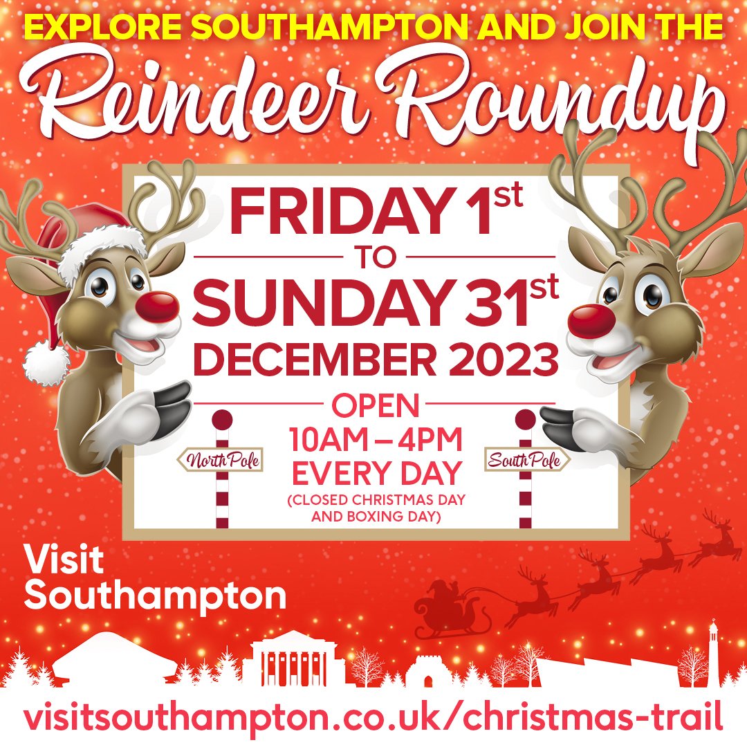 Christmas Reindeer Roundup family walking trail - Bluestar
