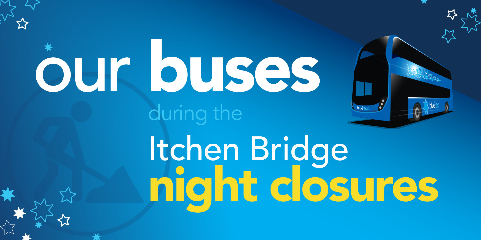 Buses during Itchen Bridge night closures - Bluestar