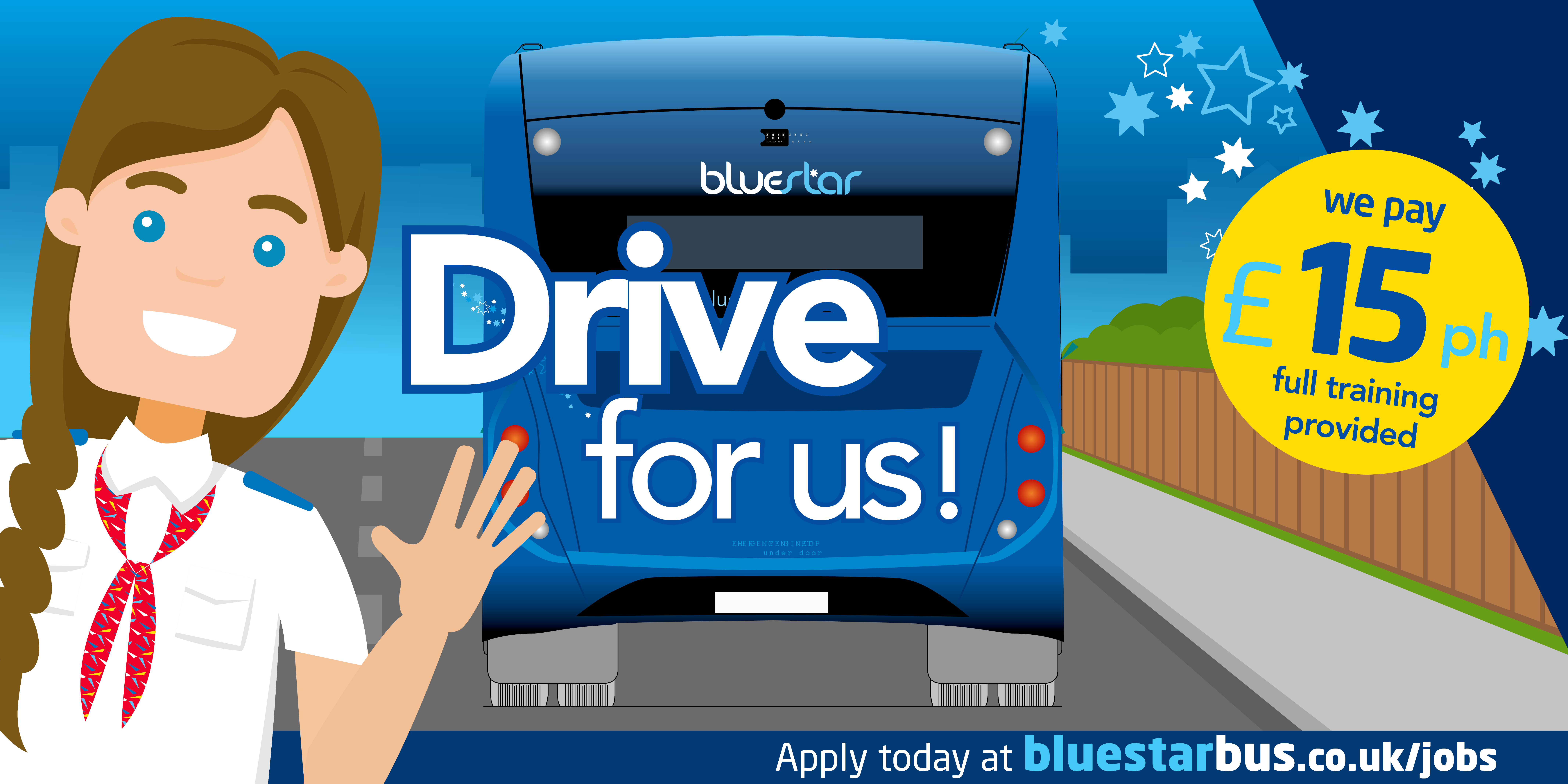 Trainee bus driver vacancies - Bluestar
