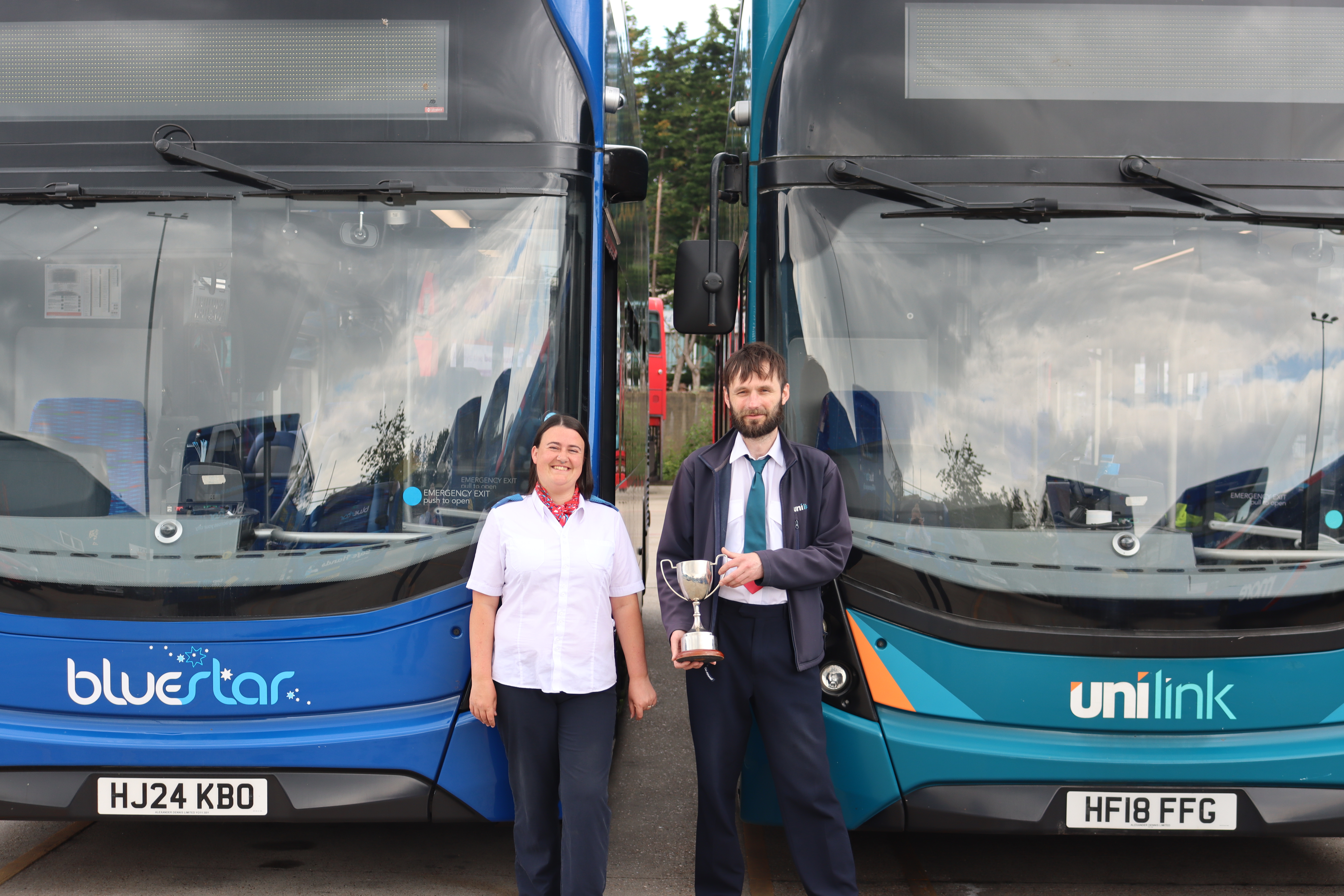 Two of our colleagues named among south coast’s top bus drivers - Bluestar