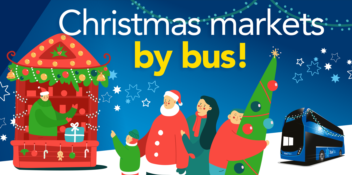 Get to Your Local Christmas Market by Bus! - Bluestar